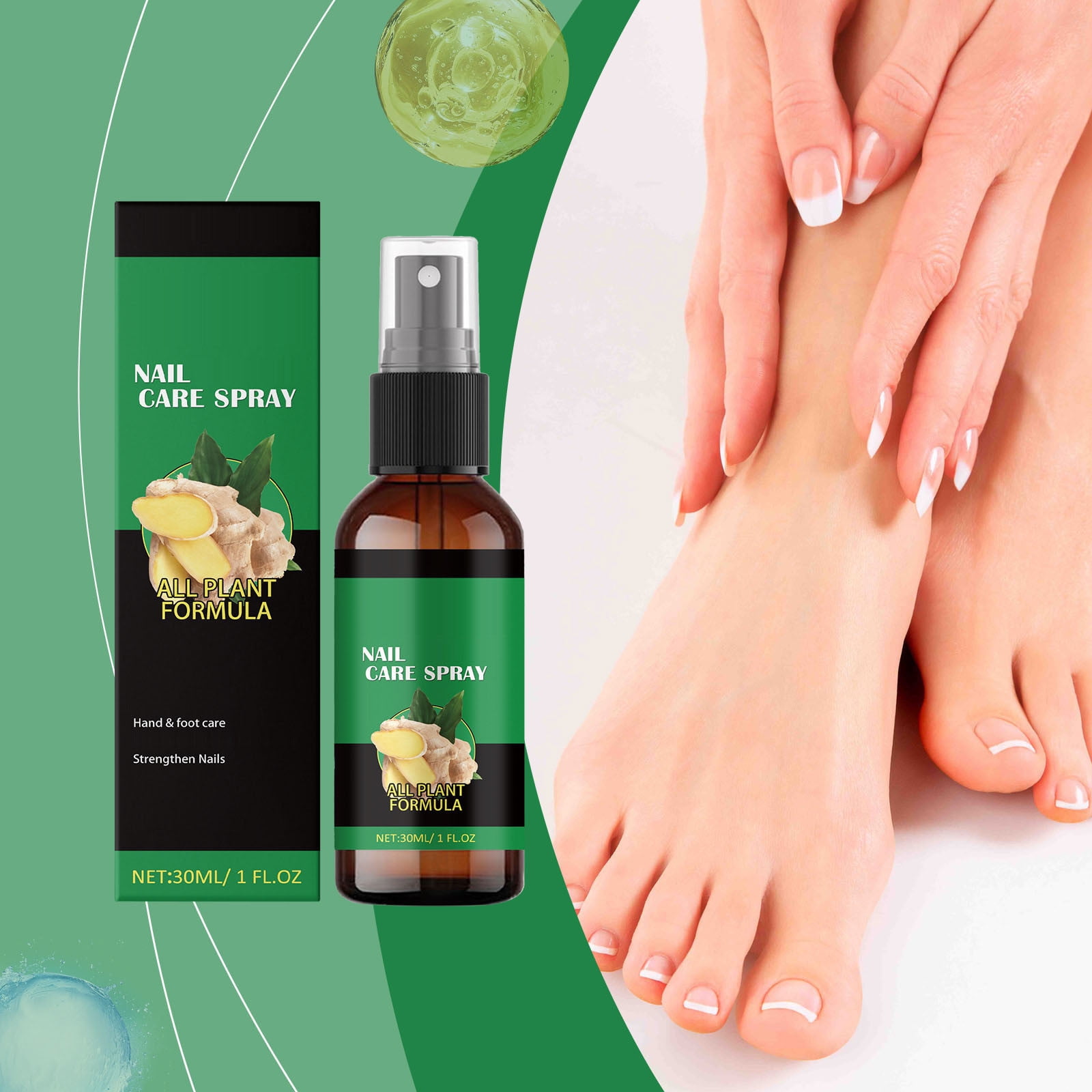 ONLYEOR Extra Strength Toenail & Fingernail Repair Drops, Ginger Nail ...