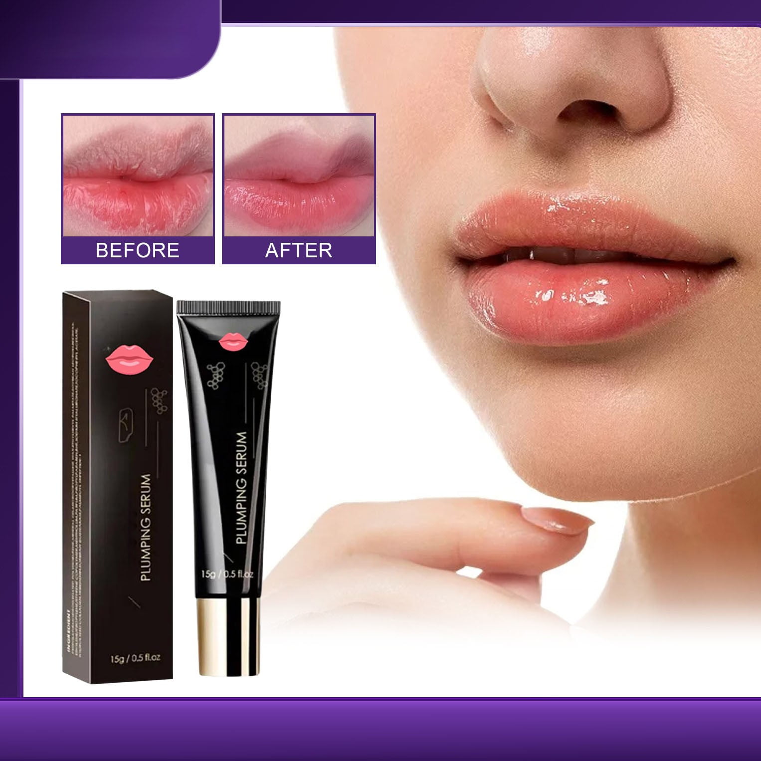 GuluguLa Moisturizing Lip Oil Gloss, Mirror Water Gloss Lip Gloss, Non ...