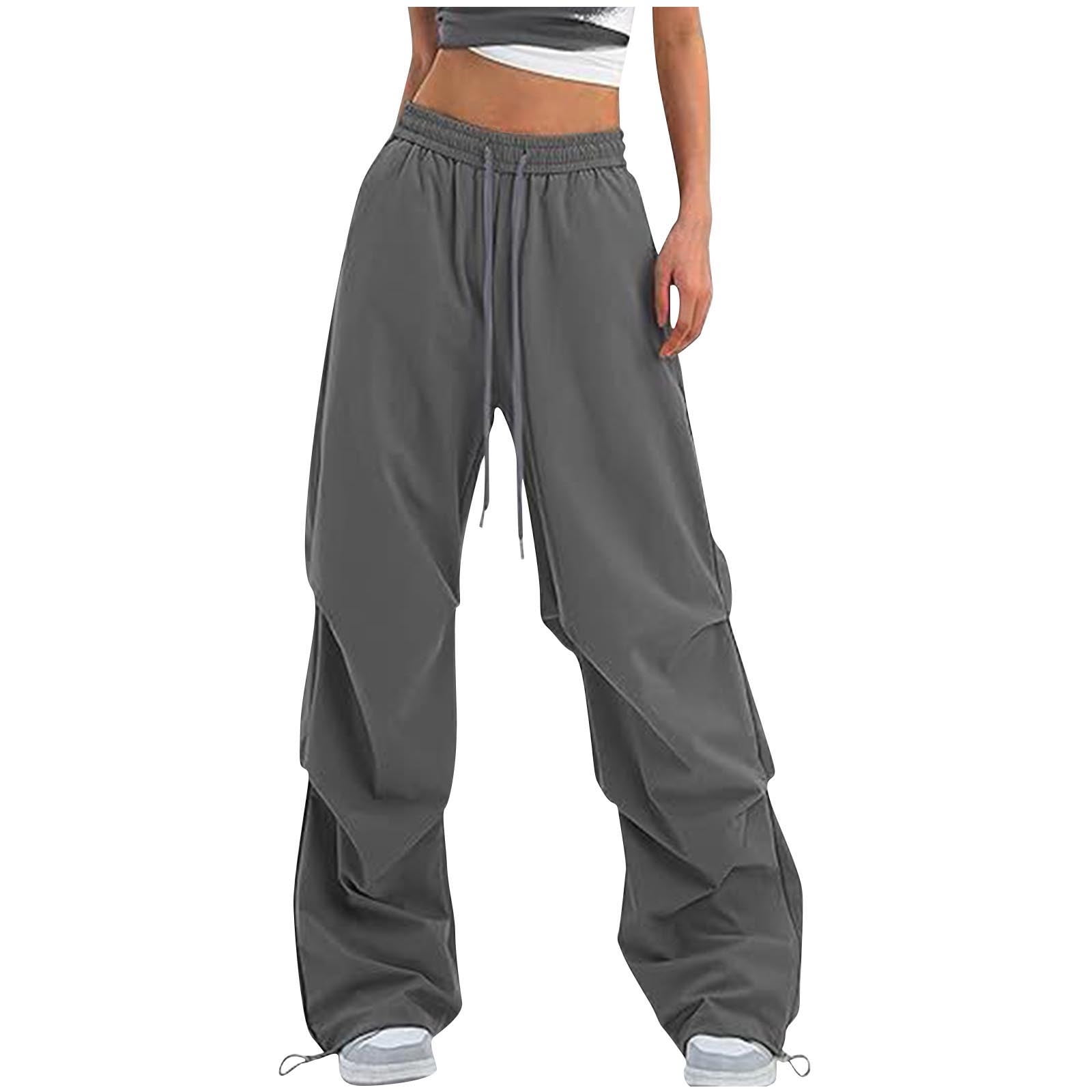 Guluxicc Athletic Pants for Women Gym Running Activewear Drawstring ...