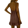 Guluxicc Women Casual Summer Dresses Sleeveless Crew Neck Backless ...