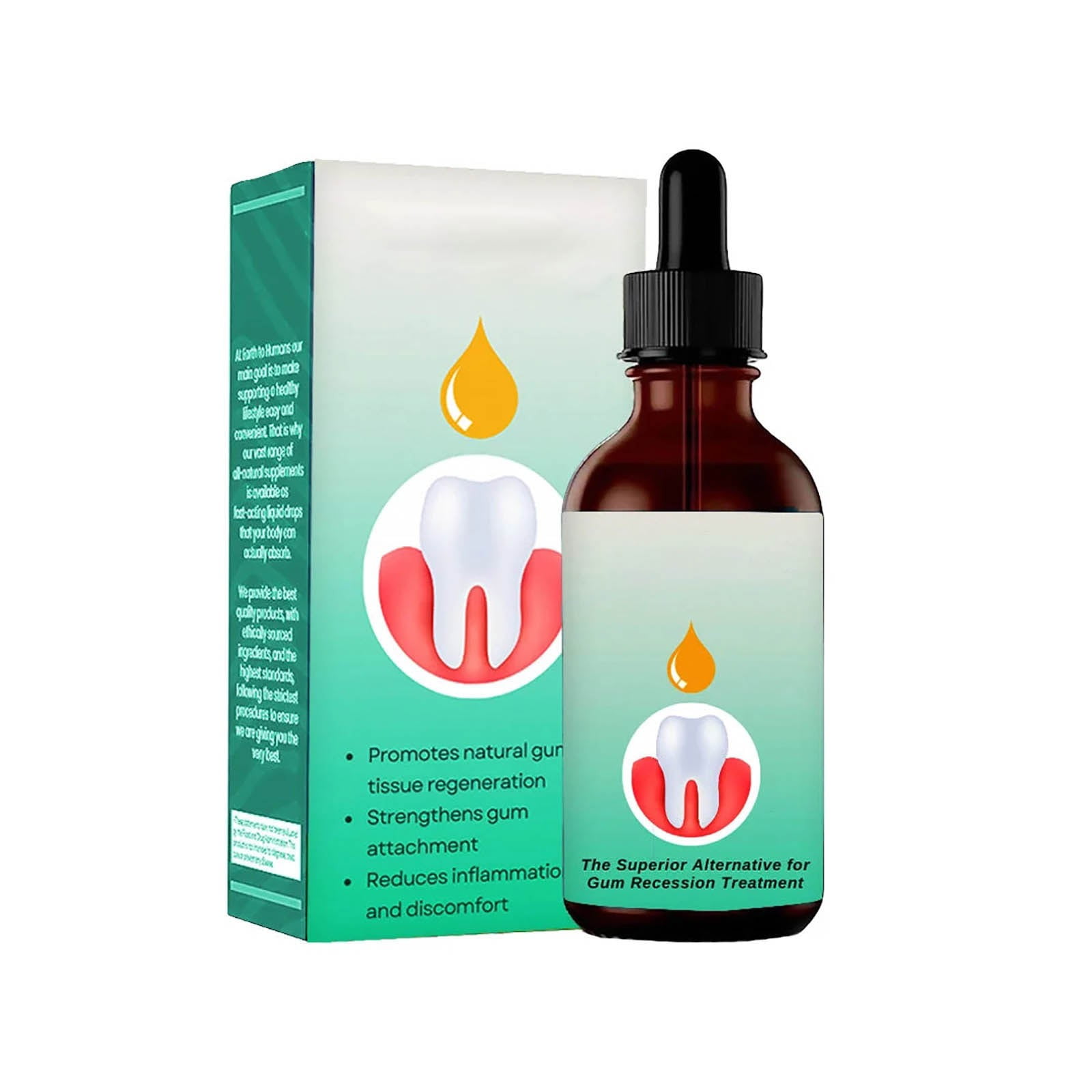 Gum Drops, Tooth Serum Whitening Gum Relief Drops, Natural Gum Liquid ...