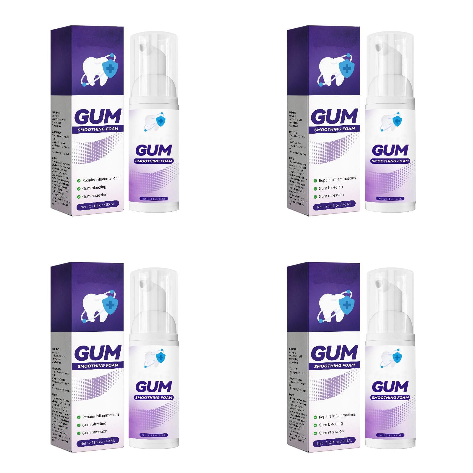Gum Foam Inflammatory Gum Tissue and Deep Cleaning for Gums Teeth ...