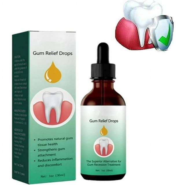 Gum Growth Drops Gum Repair Treatment Drops Natural Mouthwash Oral Care ...