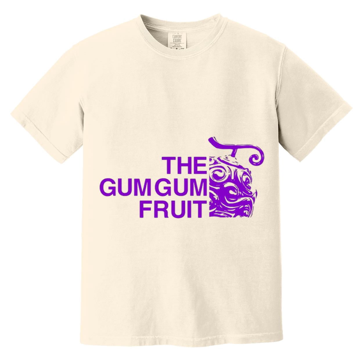 Gum Gum Stretch Comfort Color T-shirt with Anime Fan Power Inspired Art ...