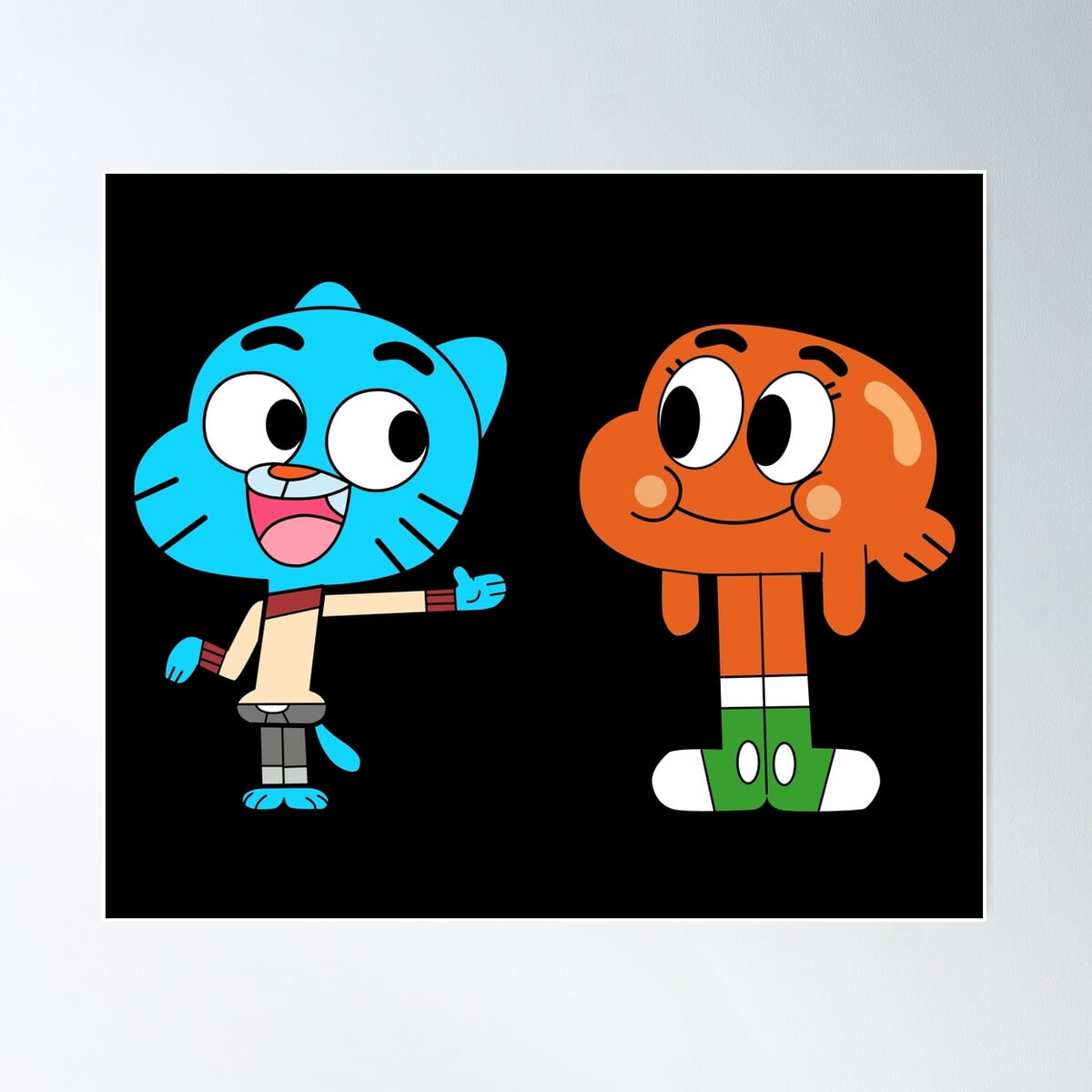 Gumball And Darwin The Amazing World Of Gumball Poster Wall Art, Modern ...