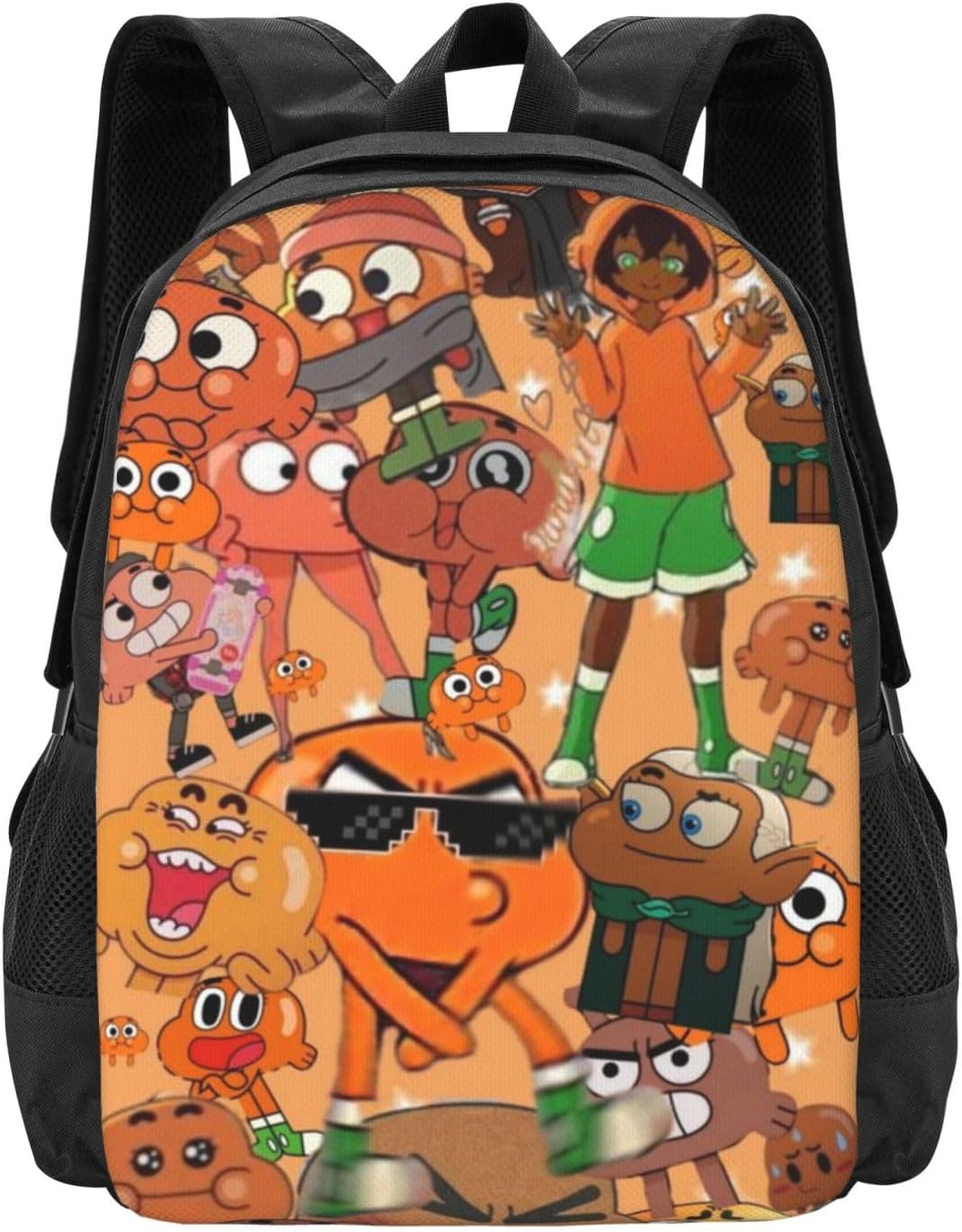 Gumball Backpack Cartoon Backpacks Lightweight Casual Travel Backpack ...