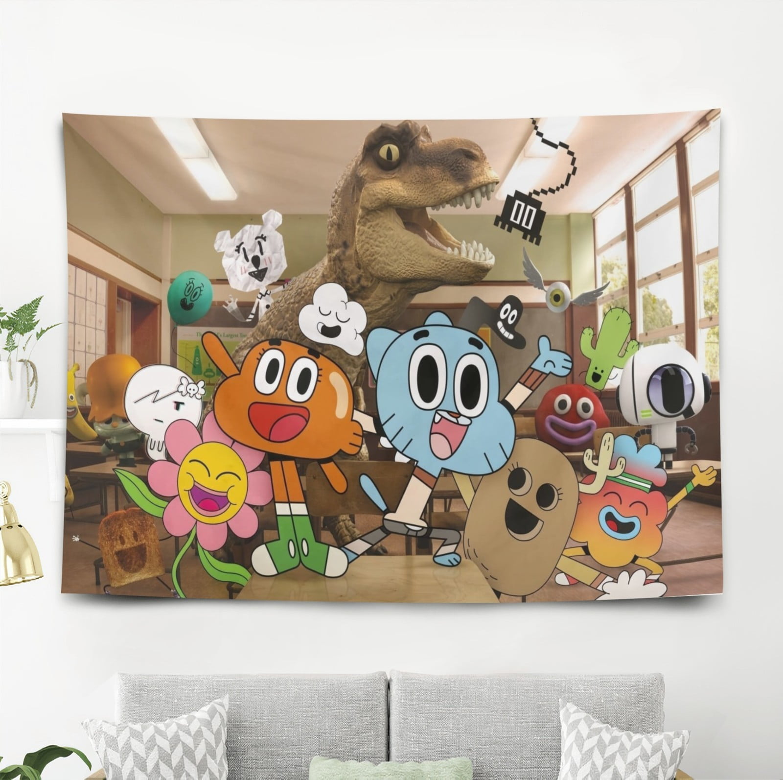 Gumball Banner Tapestry Backdrop Party Supplies Wall Decor Birthday ...