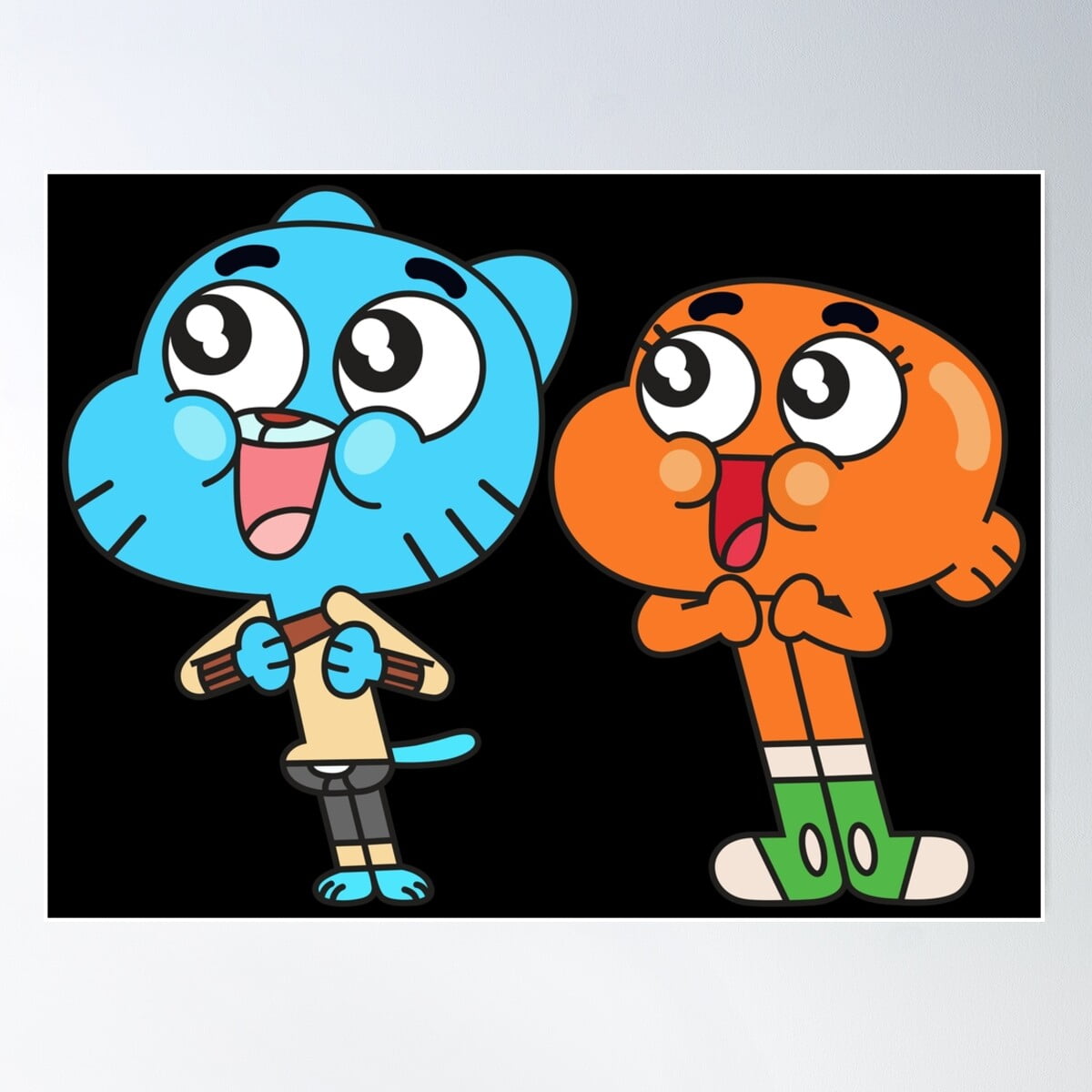 Gumball Darwin Poster Wall Art, Modern Wall Decor For Living Room ...
