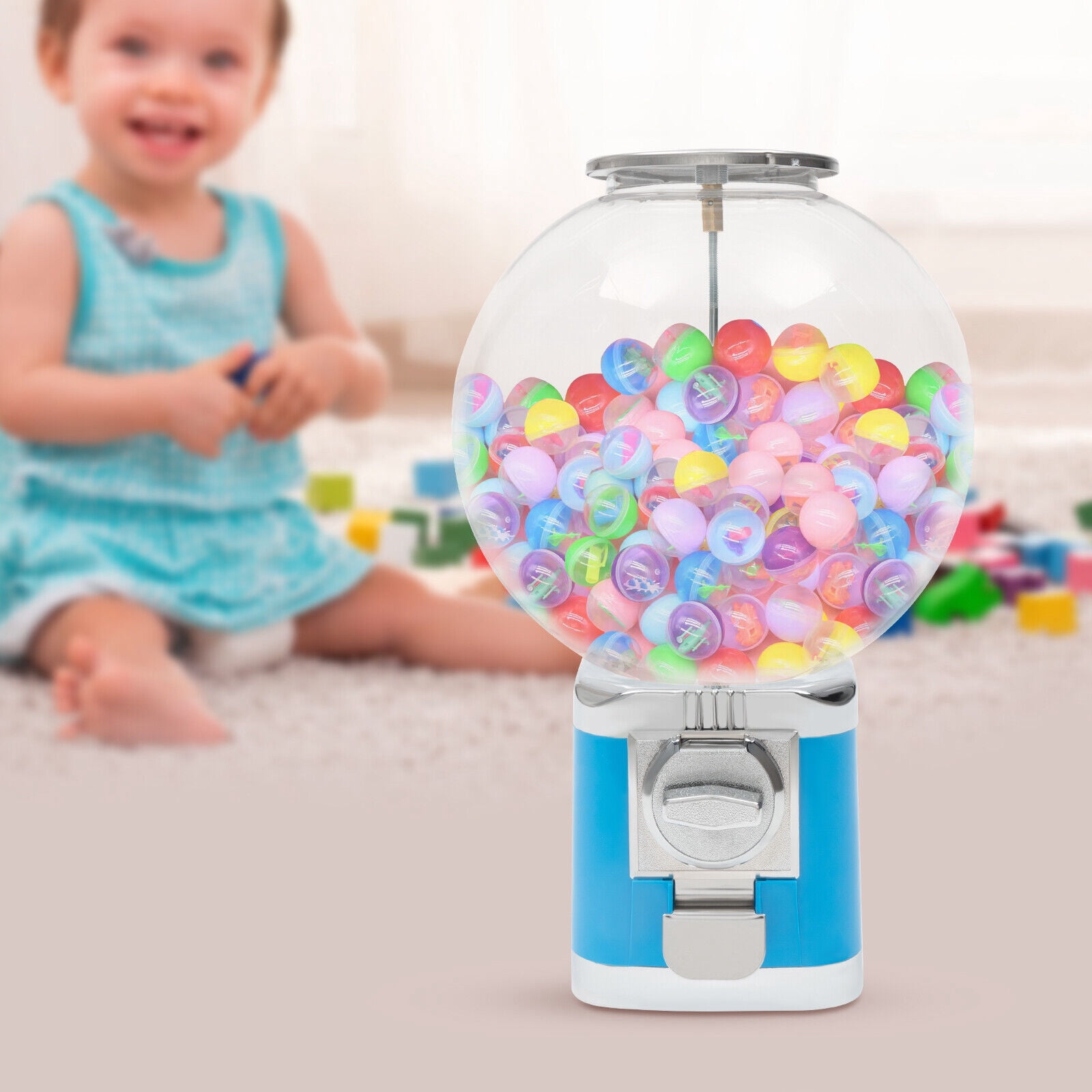 Gumball Dispenser Machine for Kids and Adults, Large Capacity Candy ...
