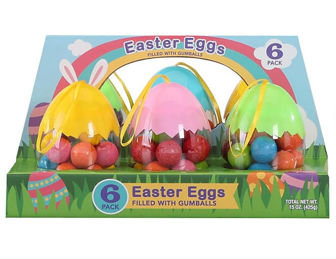 Gumball Easter Eggs, 6 pk. - Walmart.com