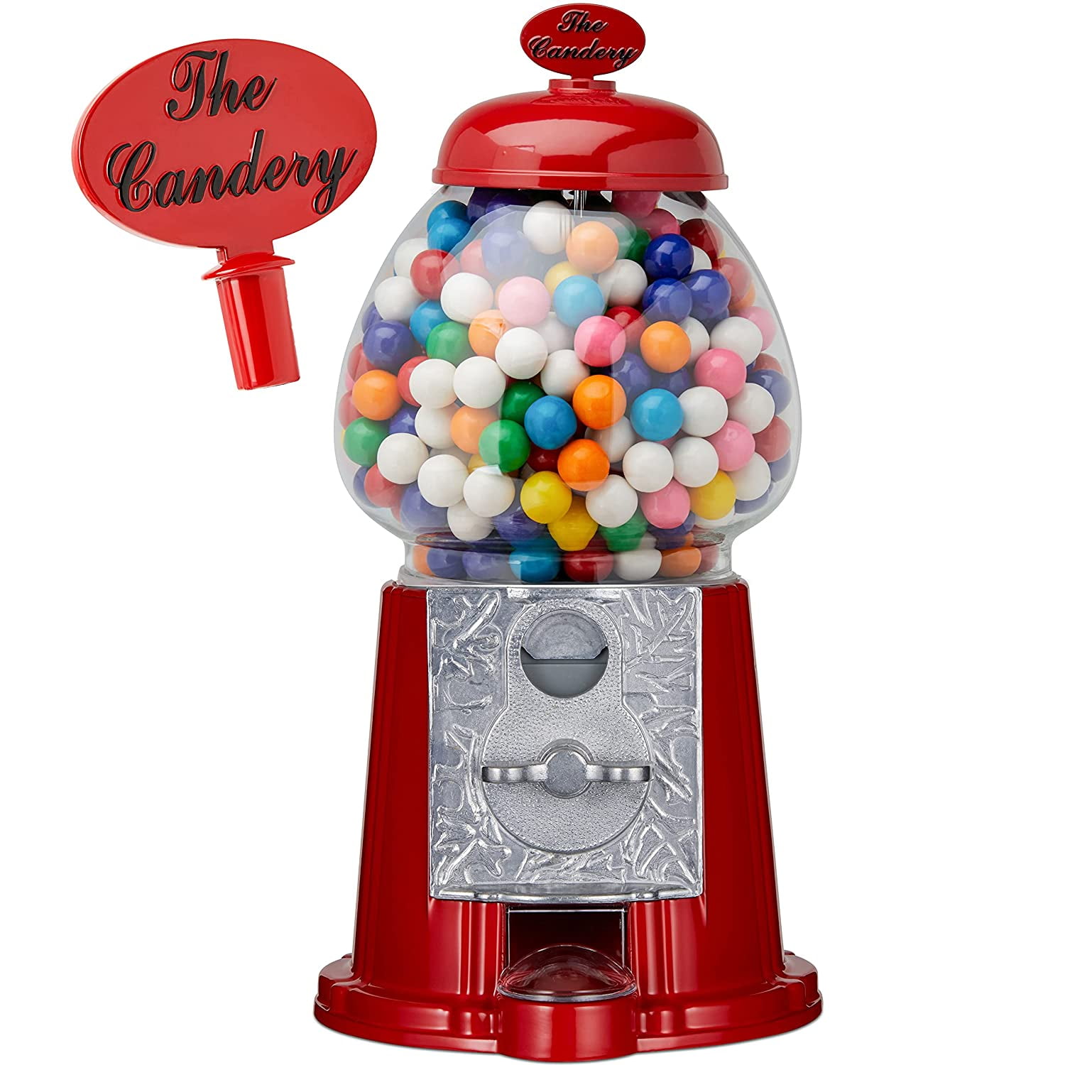 Gumball Machine - 12 Inch Candy Dispenser for 0.62 Inch Bubble Gum Ball ...