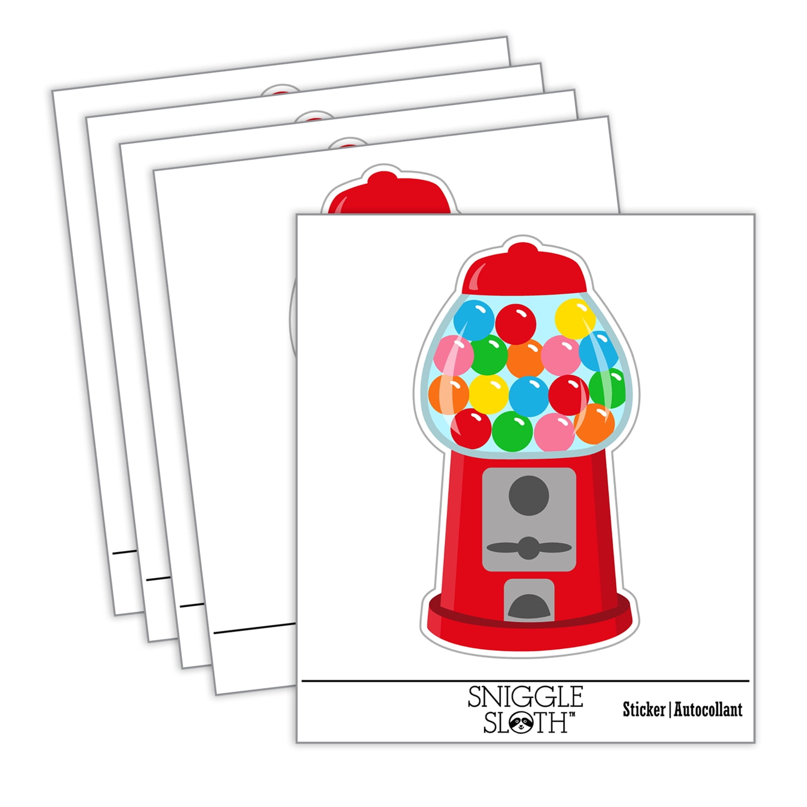 Gumball Machine Car Window Bumper Water Bottle Phone Tablet Laptop ...