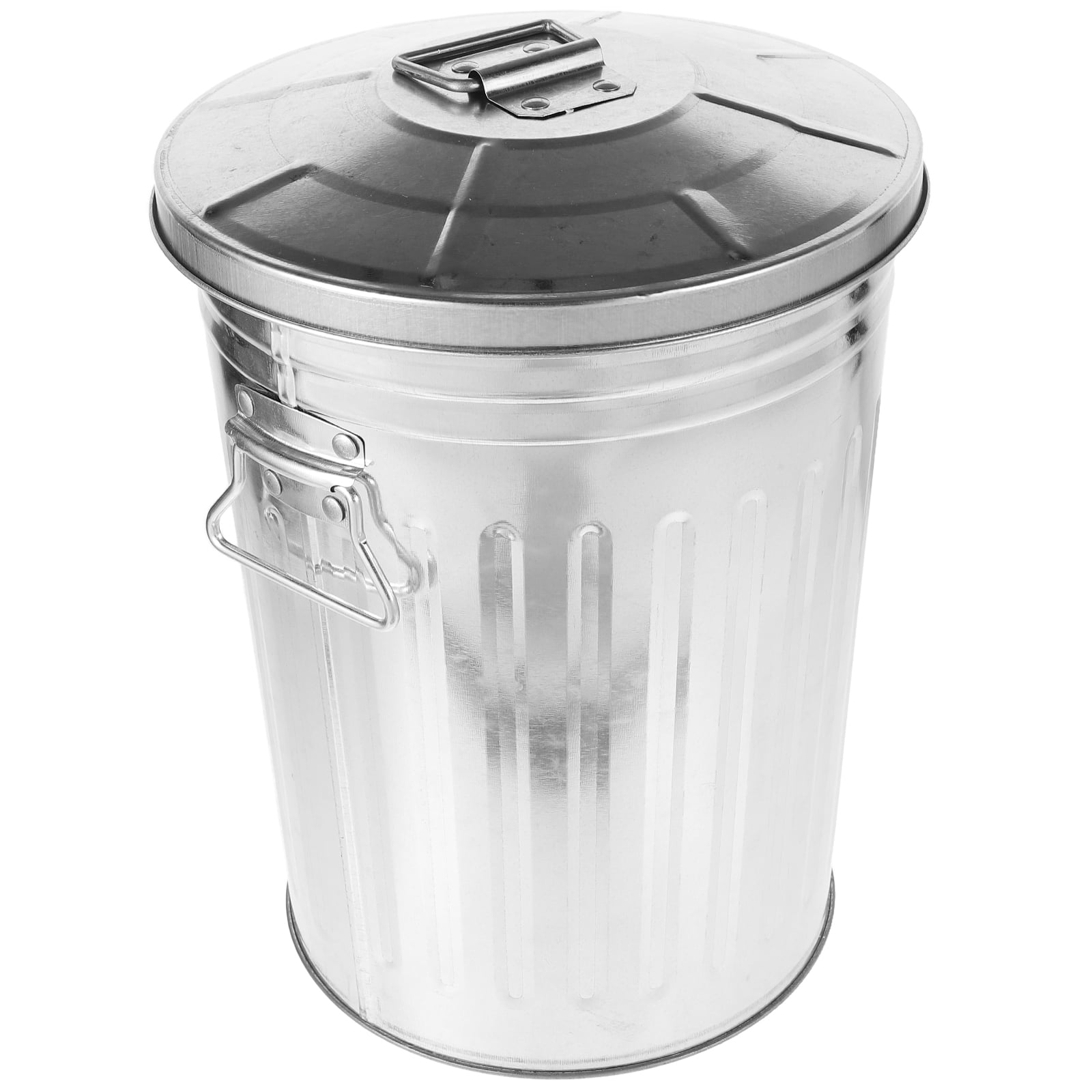 Gumball Machine Container Fillable Capsules Metal Trash Can Office ...