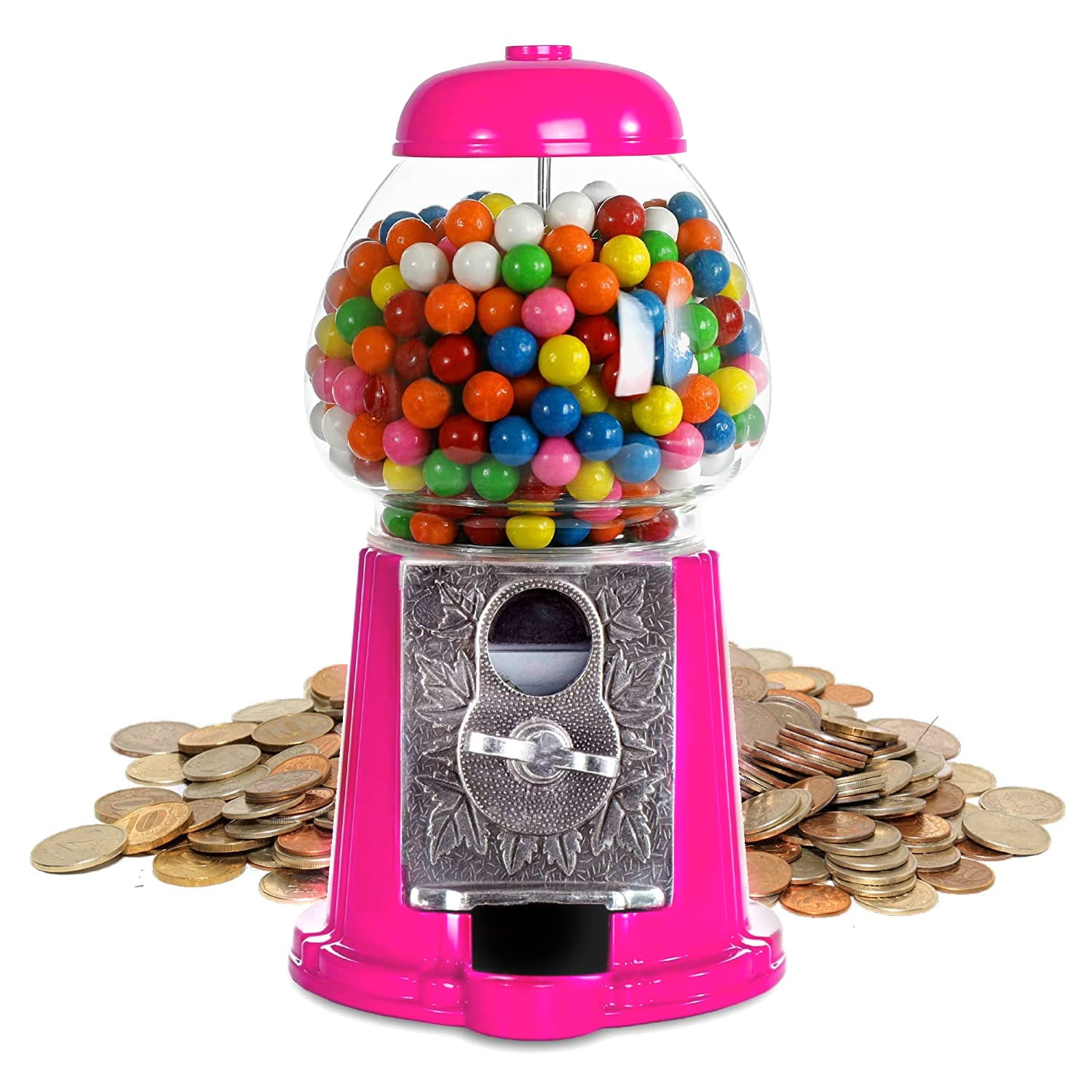 Gumball Machine for Kids 9" - Heavy Duty Metal with Glass - Christmas ...