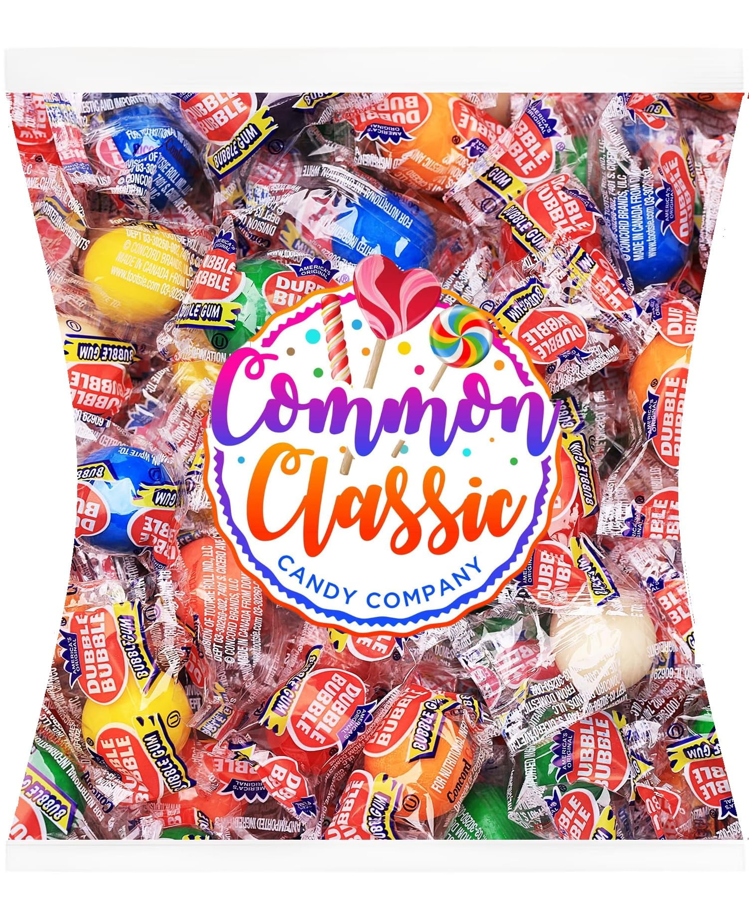 Gumballs for Kids 2 LB Bulk Size (Approx 160 Individually Wrapped ...