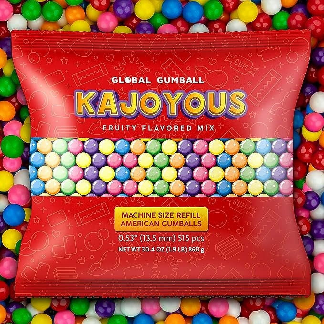 Gumballs for Gumball Machine - 0.5 Inch Small Bubble Gum - 1.9 LB Kids ...