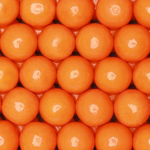 Gumballs for Gumball Machine - 1 Inch Large Gumballs - Orange Flavored Bubble Gum Orange ...