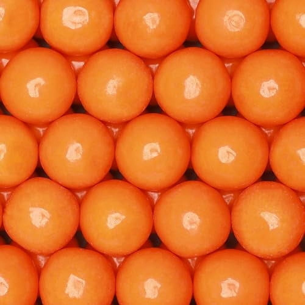 Gumballs for Gumball Machine - 1 Inch Large Gumballs - Orange Flavored Bubble Gum Orange ...