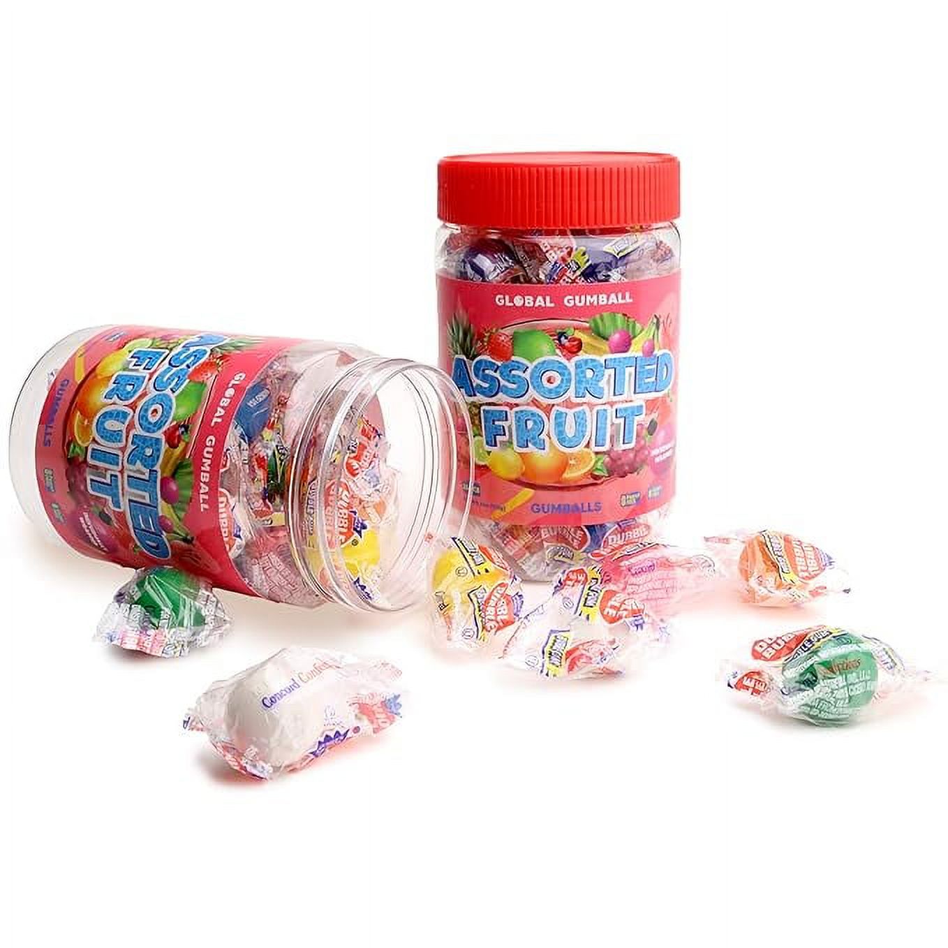 Gumballs for Kids - 25 Pcs Assorted Gumballs Individually Wrapped ...