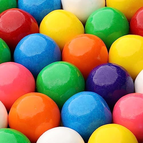 Gumballs in Bottles - 1 Inch Large Gumballs - Assorted Fruit Flavored ...