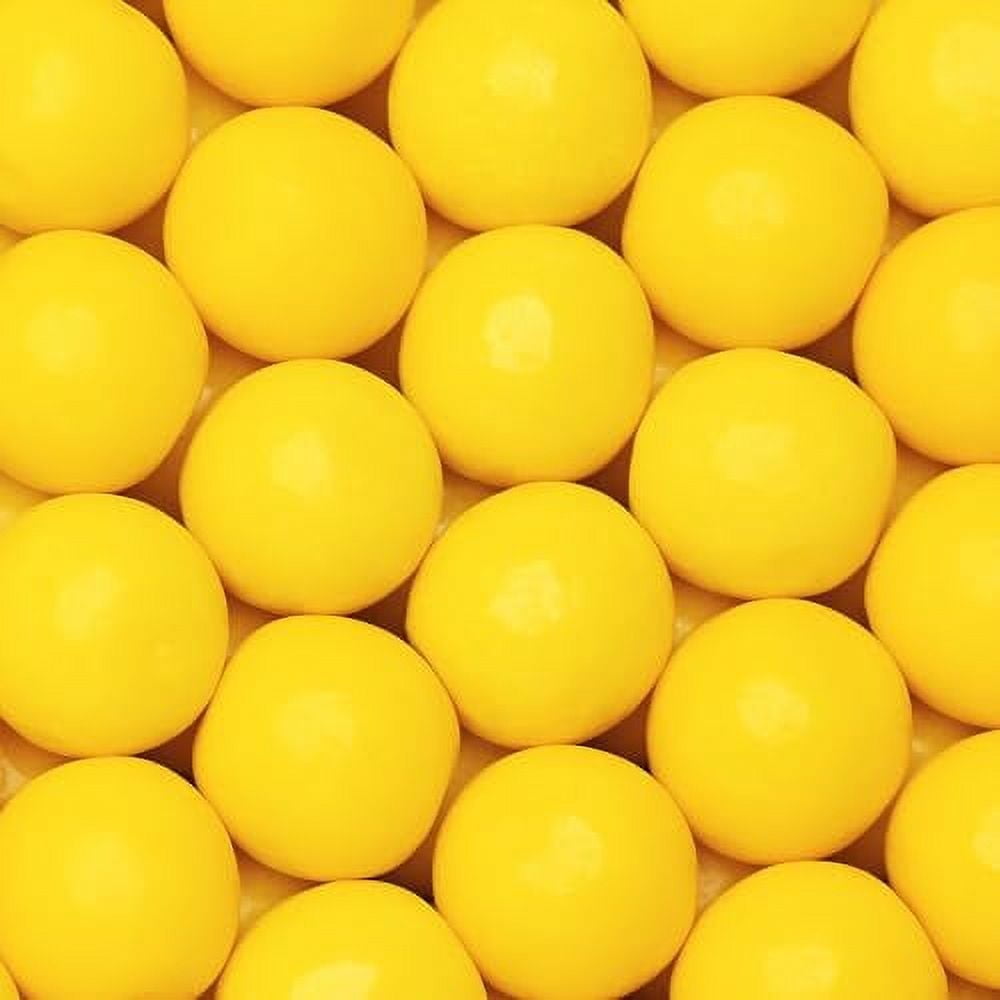 Gumballs in Jar - 1 Inch Large Gumballs - Banana Bubble Gum Yellow ...