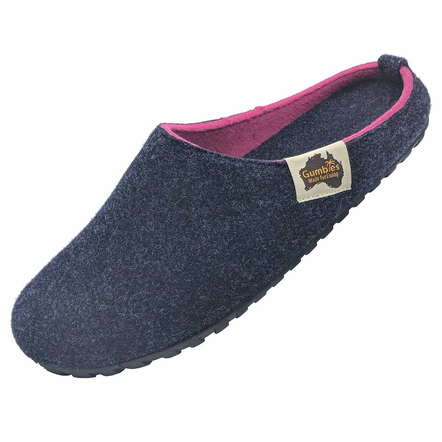 Gumbies Outback Slippers for Indoors and Outdoors, Eco-friendly Felt ...