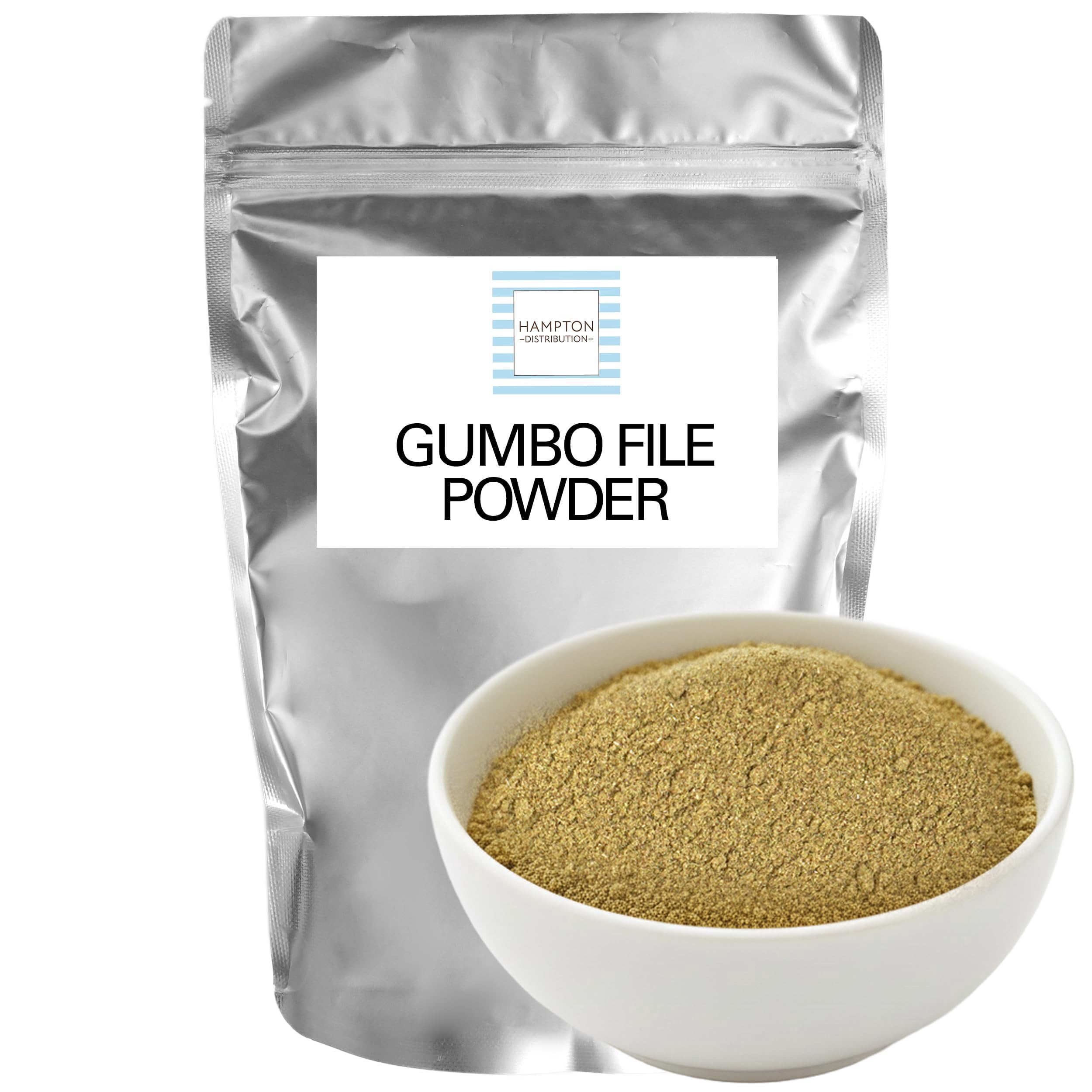 Gumbo File Powder, 12 Ounce Resealable Bag, Hampton Distribution ...