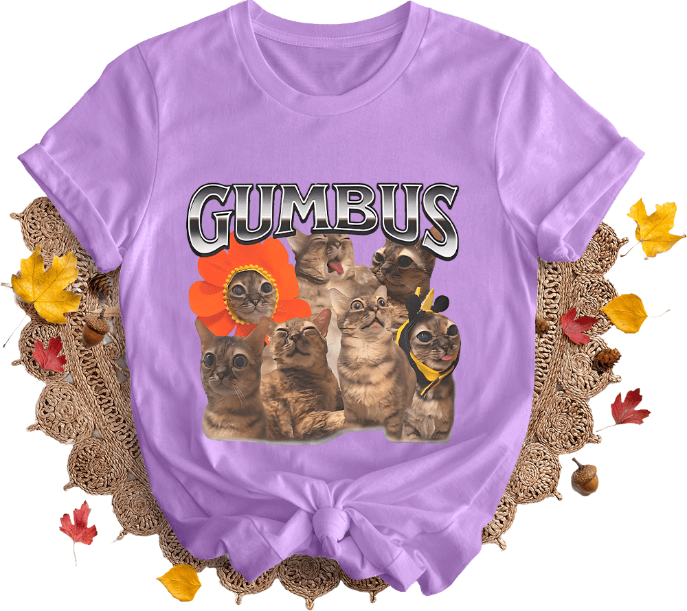 Gumbus Cat Shirt, Gumbus Shirt, Funny Cat Meme T-Shirt - Walmart.com
