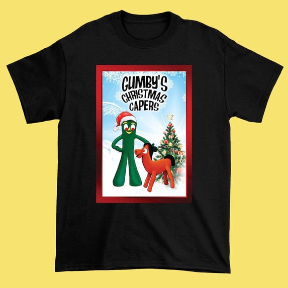 Gumby And Pokey Black T Shirt FUll size S-5XL Unisex OM623 - Walmart.com