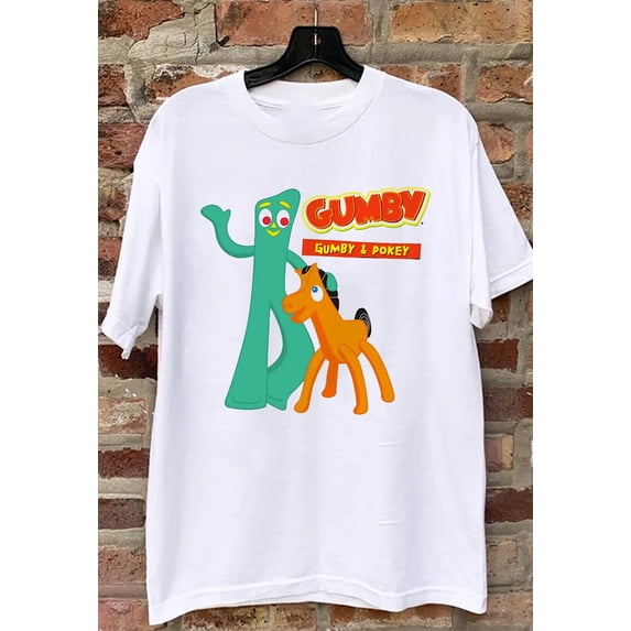 Gumby And Pokey White T Shirt FUll size S-5XL Unisex HN37 - Walmart.com
