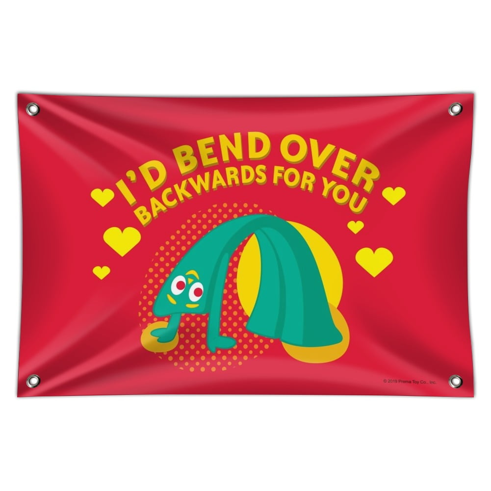 Gumby Bend Over Backwards Love Valentine's Day Home Business Office ...