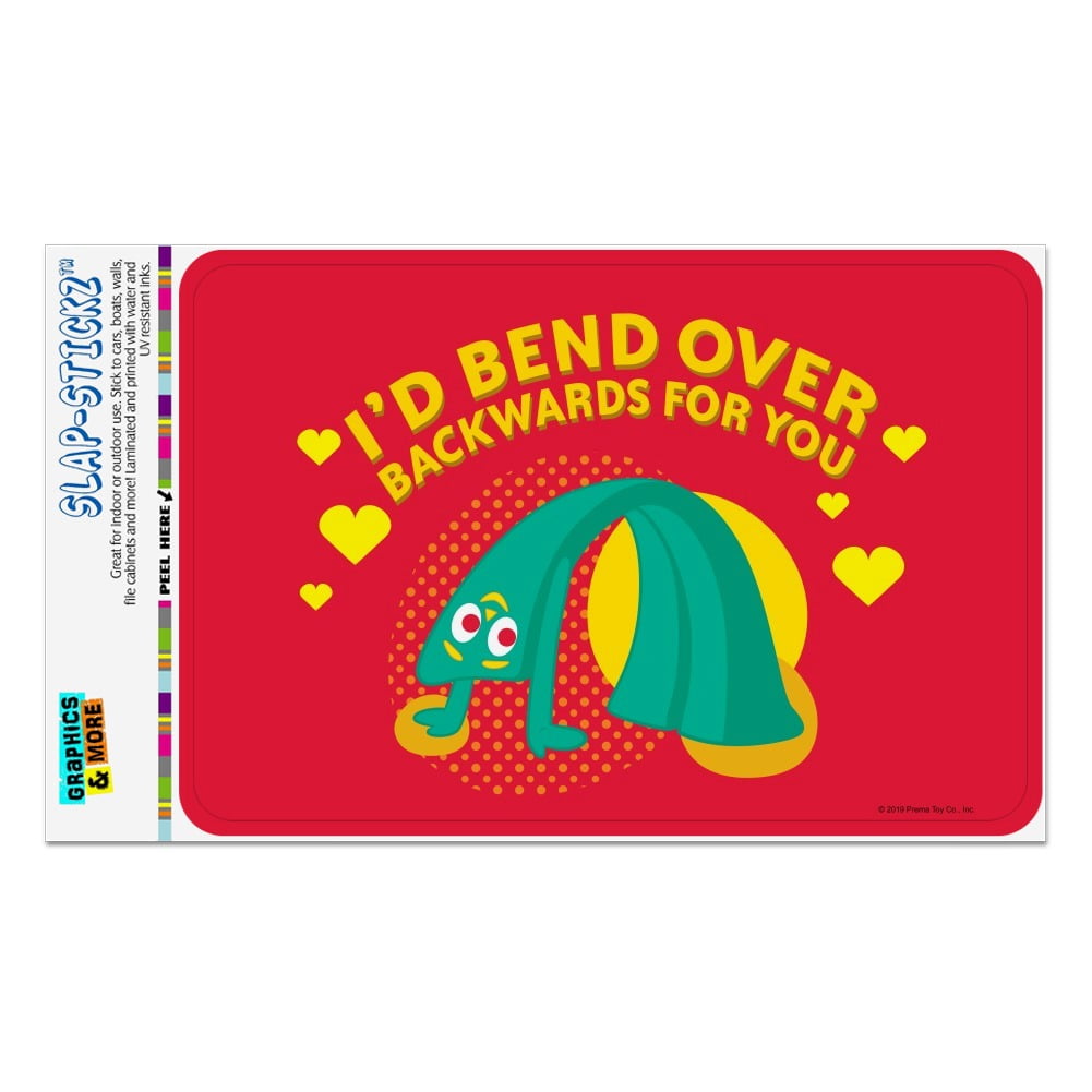 Gumby Bend Over Backwards Love Valentine's Day Home Business Office ...
