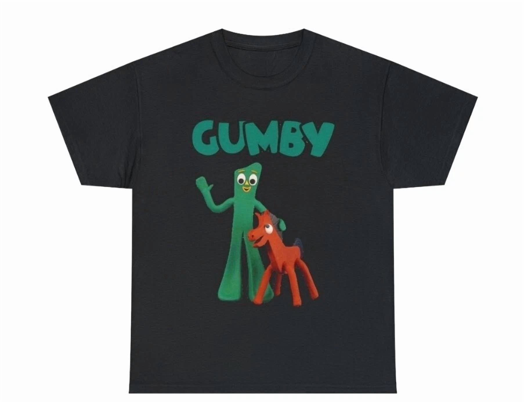 Gumby Black Unisex T Shirt NEW Retro Style 80s TV Cartoon Funny shirt ...