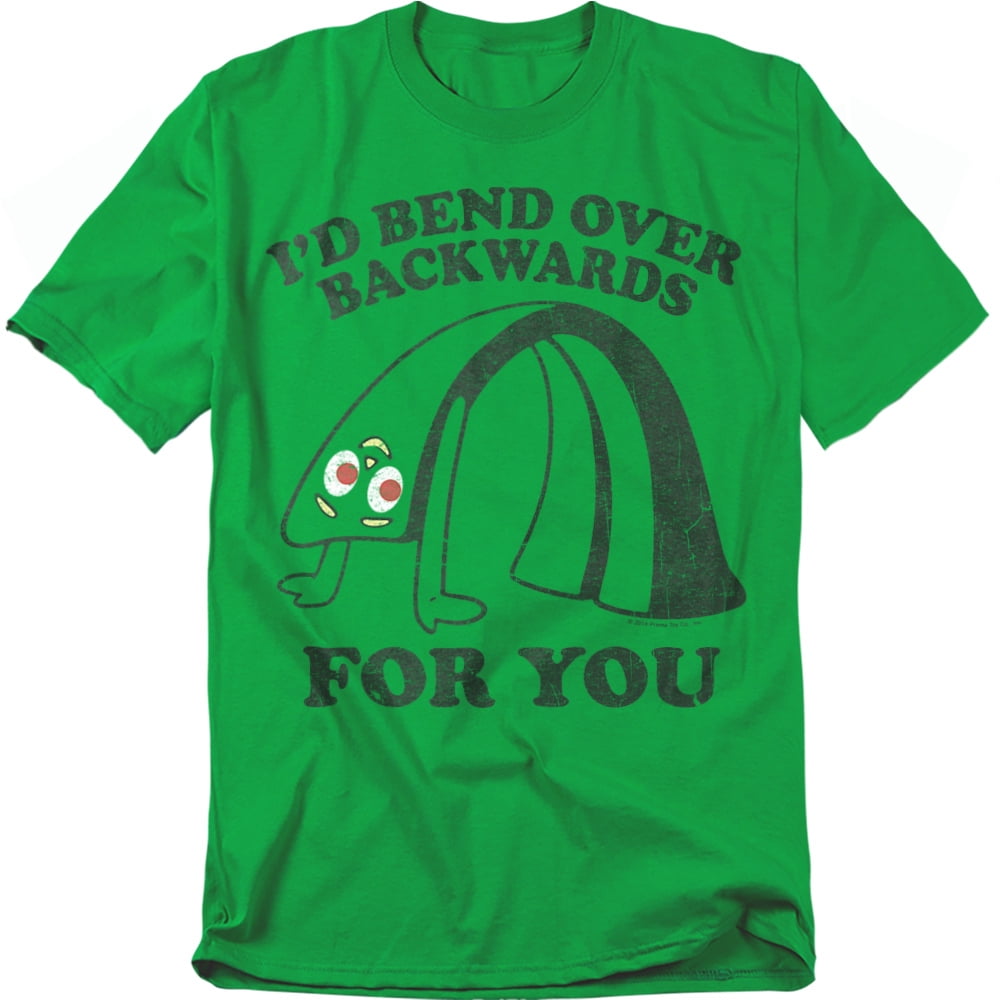 Gumby T-Shirt Bend Backwards Unisex Graphic Tee For Men & Women ...