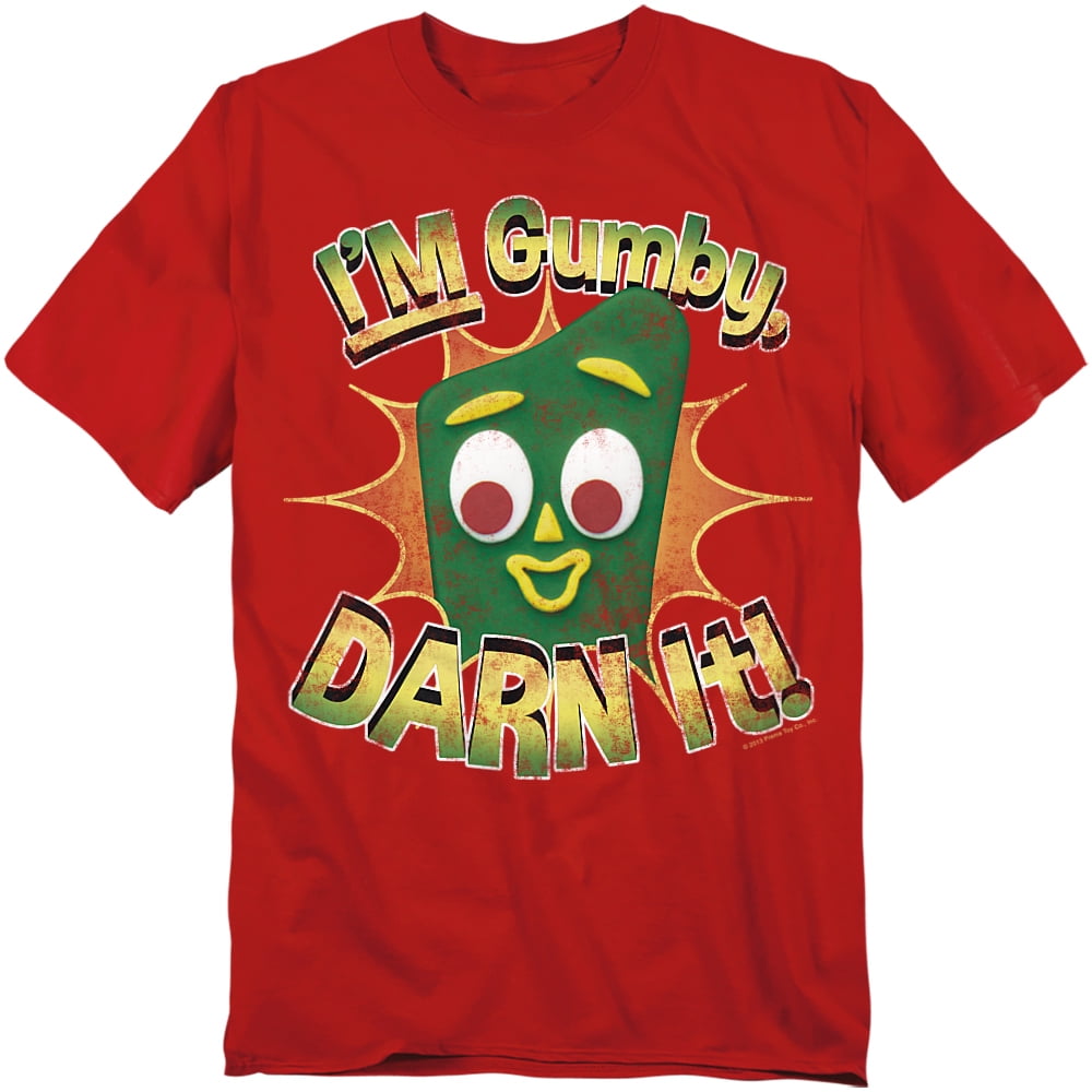 Gumby T-Shirt Darn It Unisex Graphic Tee For Men & Women - Walmart.com