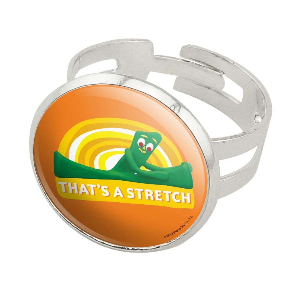 Gumby Stretching That's A Stretch Exercise Silver Plated Adjustable ...