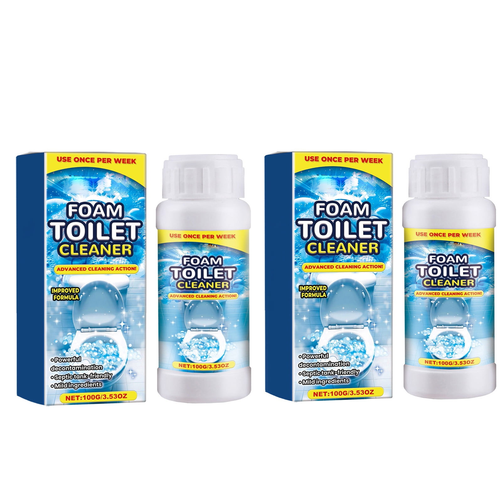 Gumesh 2-Pack Powerful Toilet Cleaner - Deep Penetration Formula for ...