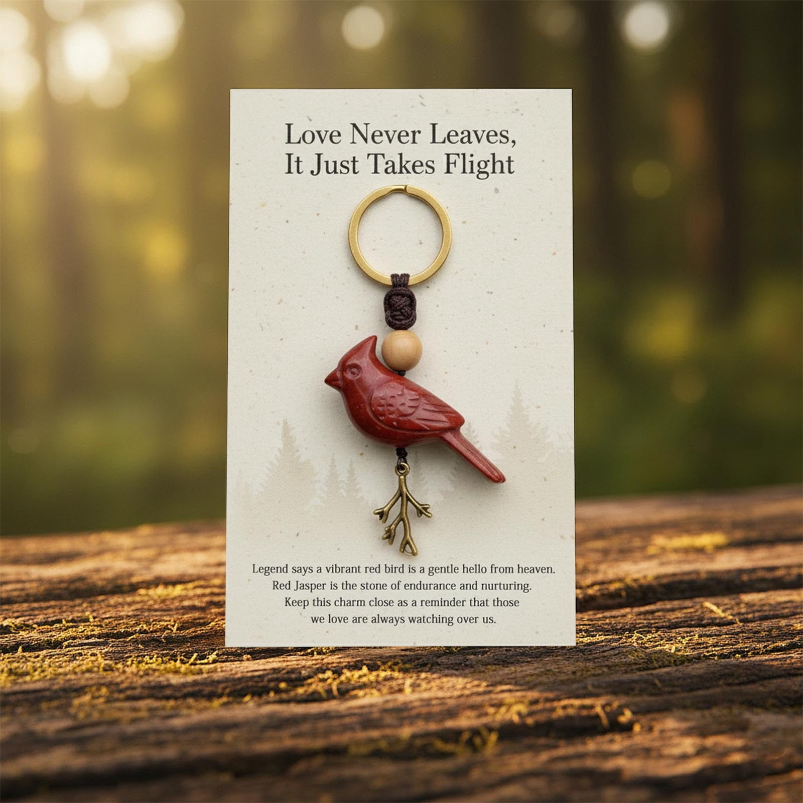 Gumesh Bird Keychain with Card Holder - Hummingbird Pocket Hug with ...