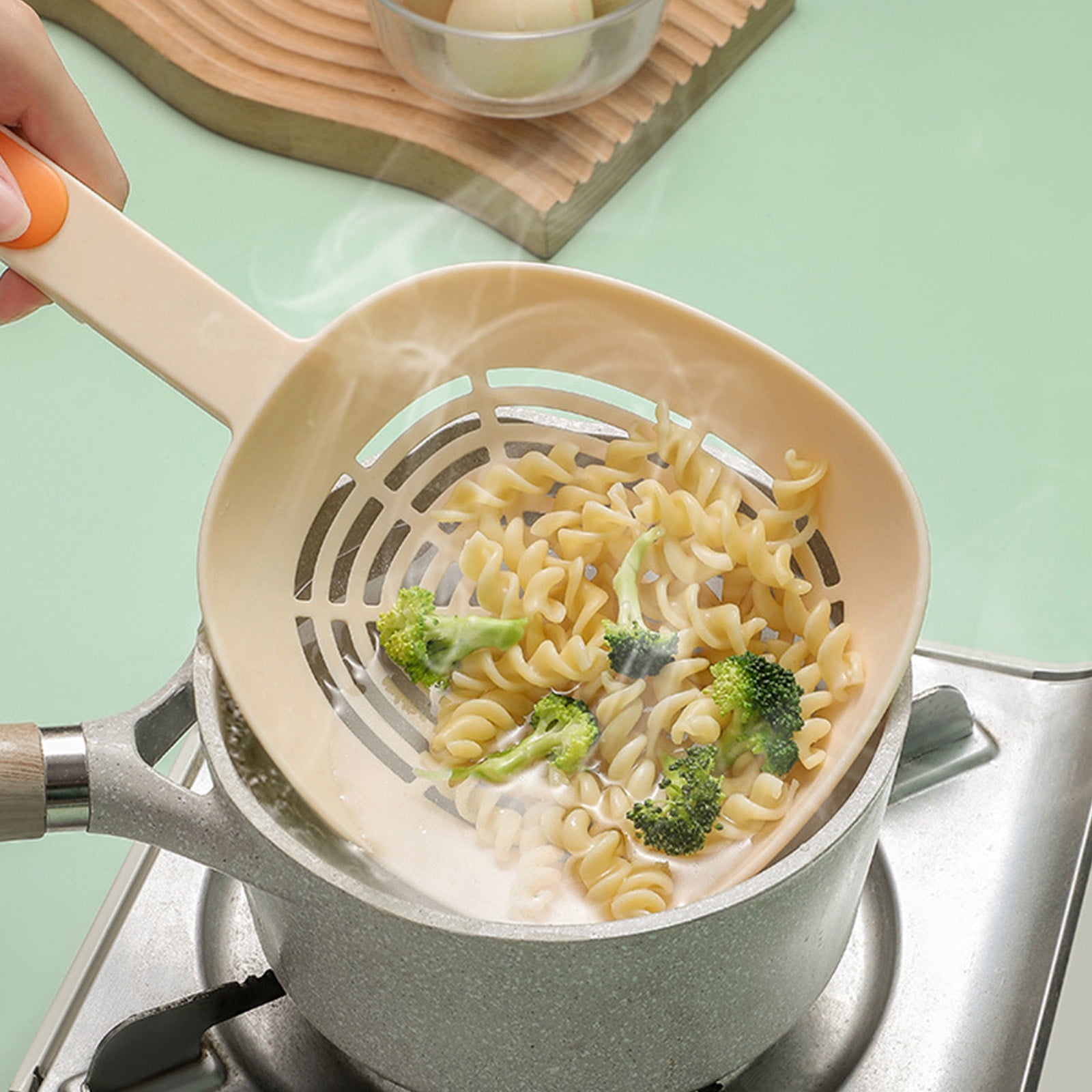 Gumesh Drainer Large Strainer, high-temperature resistant and non-damaging rectangular noodle ...