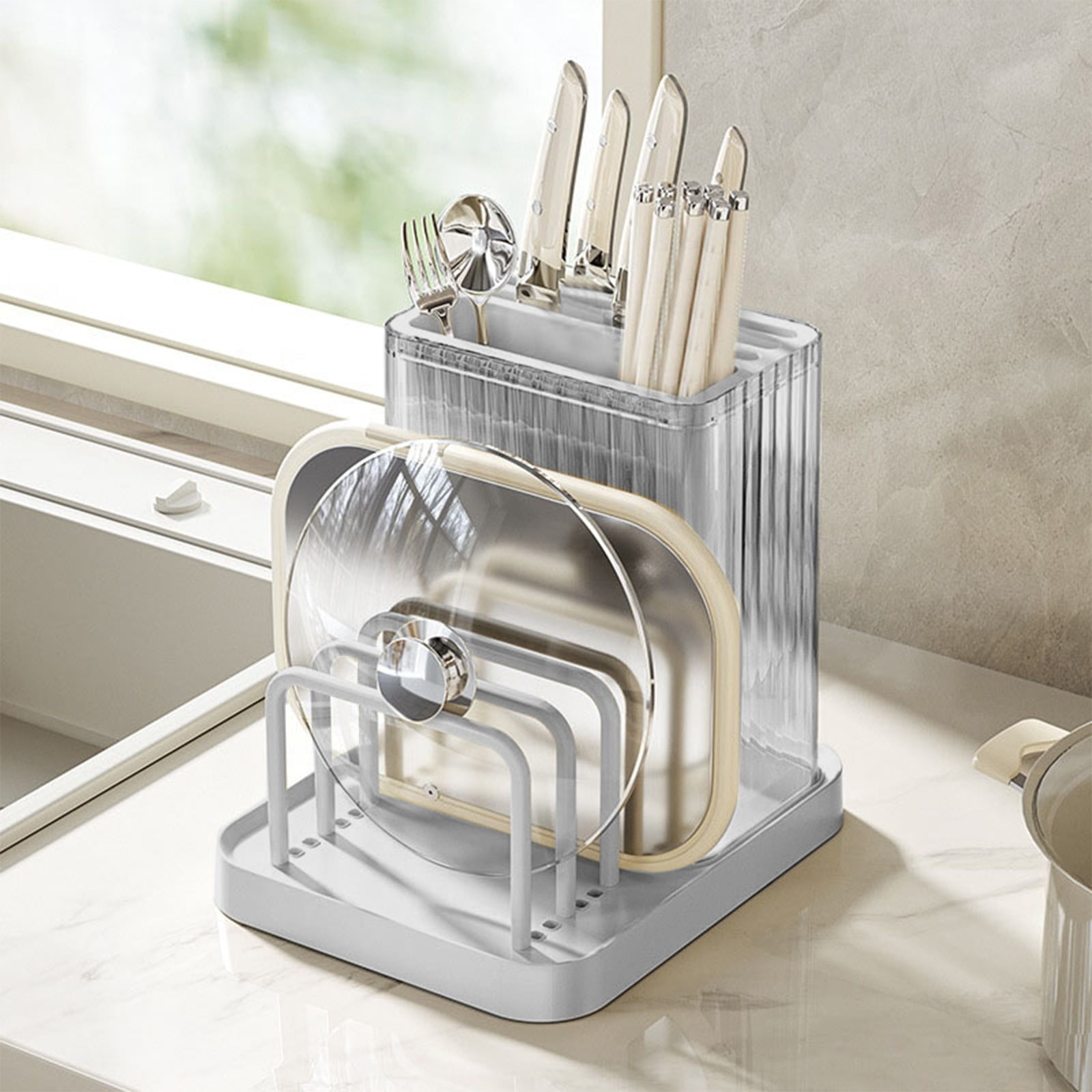 Gumesh Kitchen Multifunctional Knife Rack ,Chopping Board Storage Rack ...