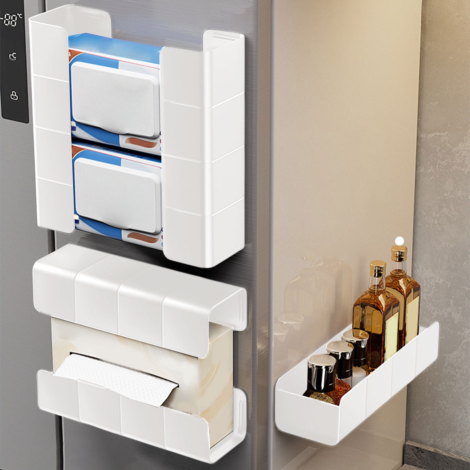 Gumesh Magnetic Paper Towel Holder - No-Drill Stainless Steel Dispenser ...