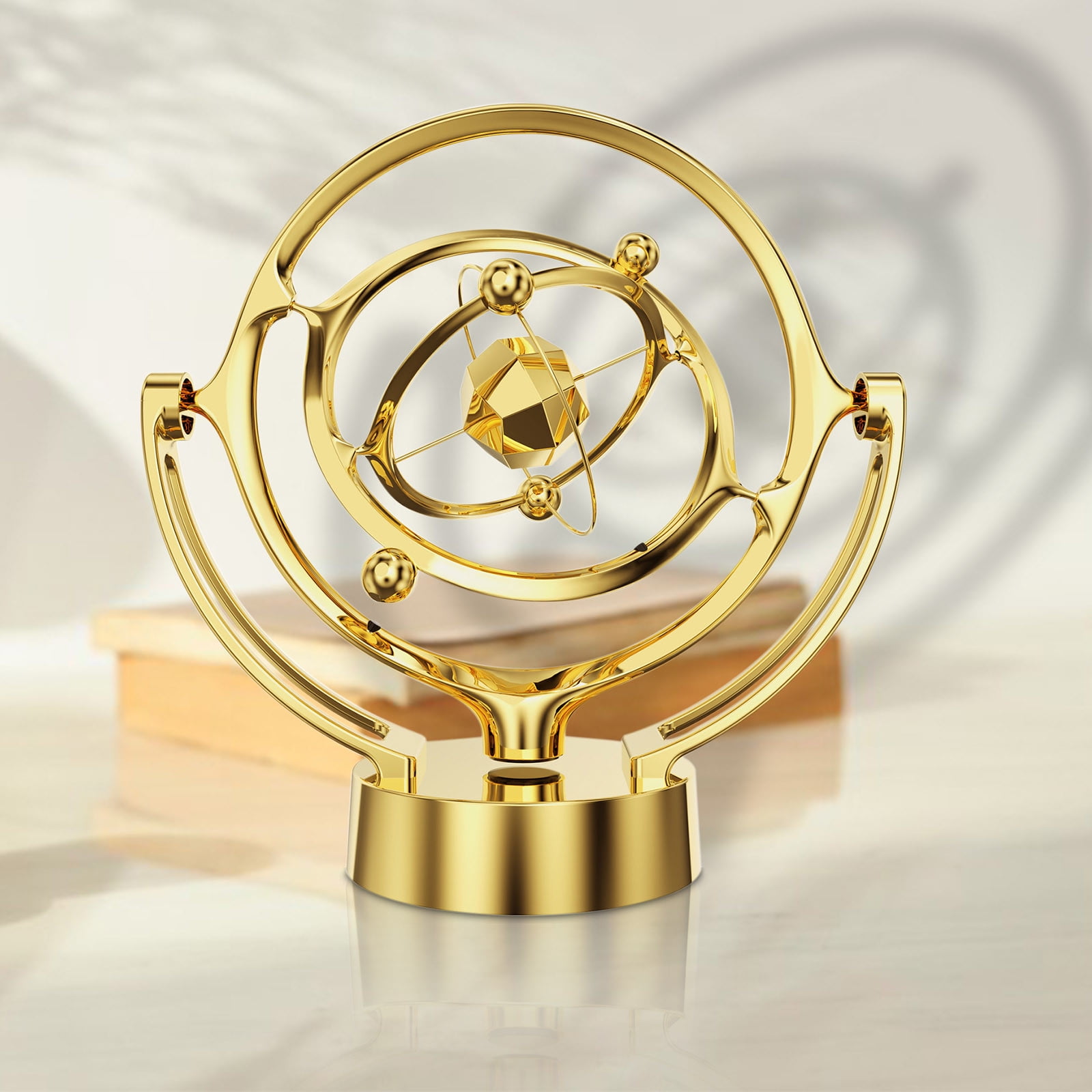 Gumesh Perpetual Motion Desk Sculpture Toy, Rotating Magnetic Wobbler ...
