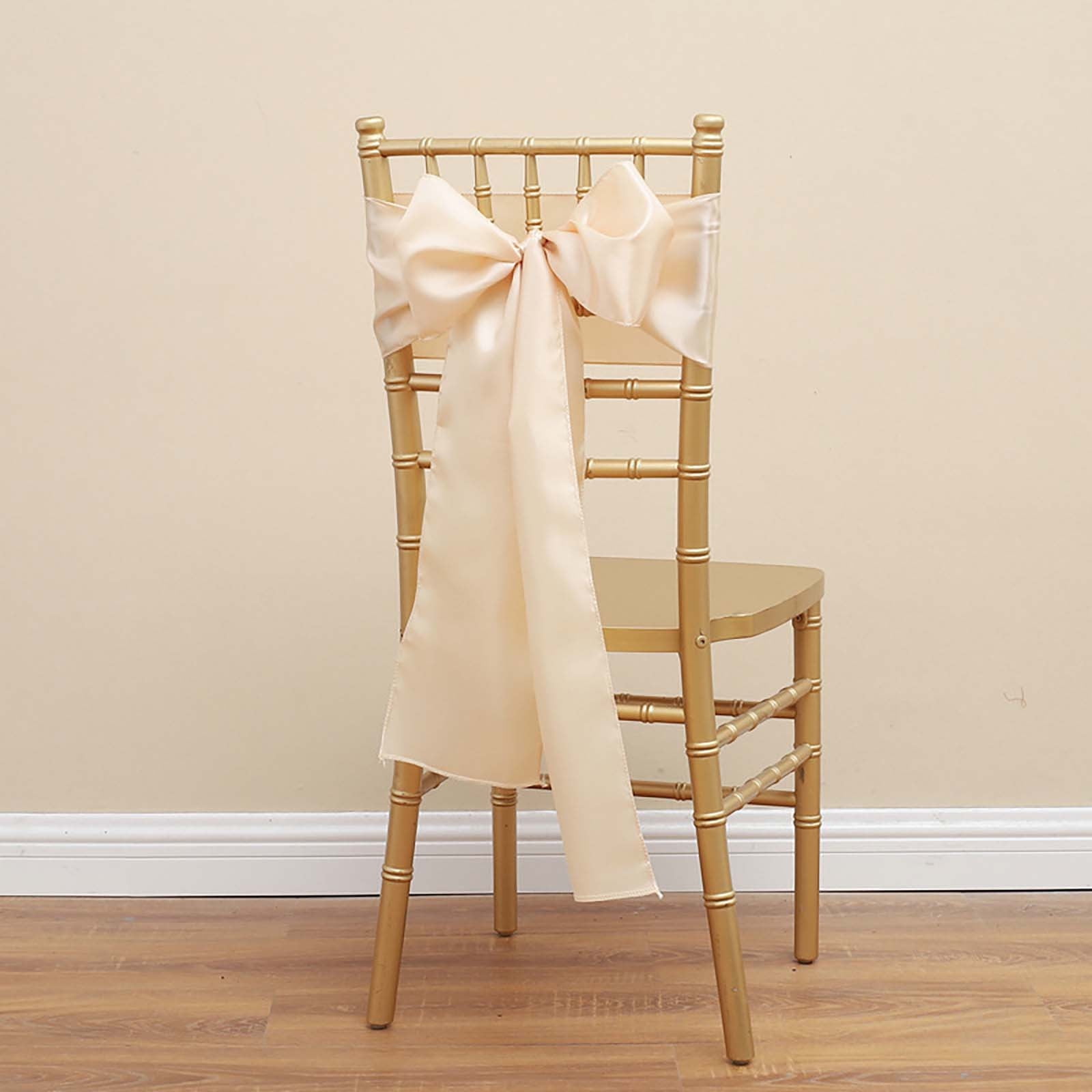 Gumesh Satin Red Chair Sashes for Wedding Chair Bows for Wedding ...