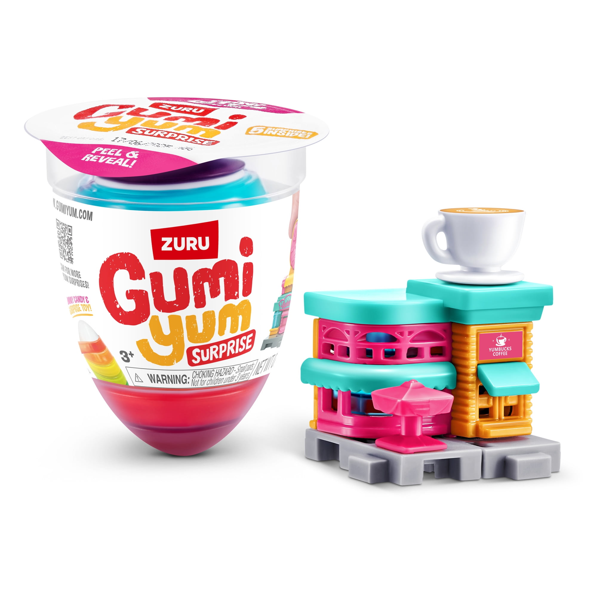 ZURU Gumi Yum Surprise Mini Cities Unboxing Toy, Fruit Flavor Candy Egg ...