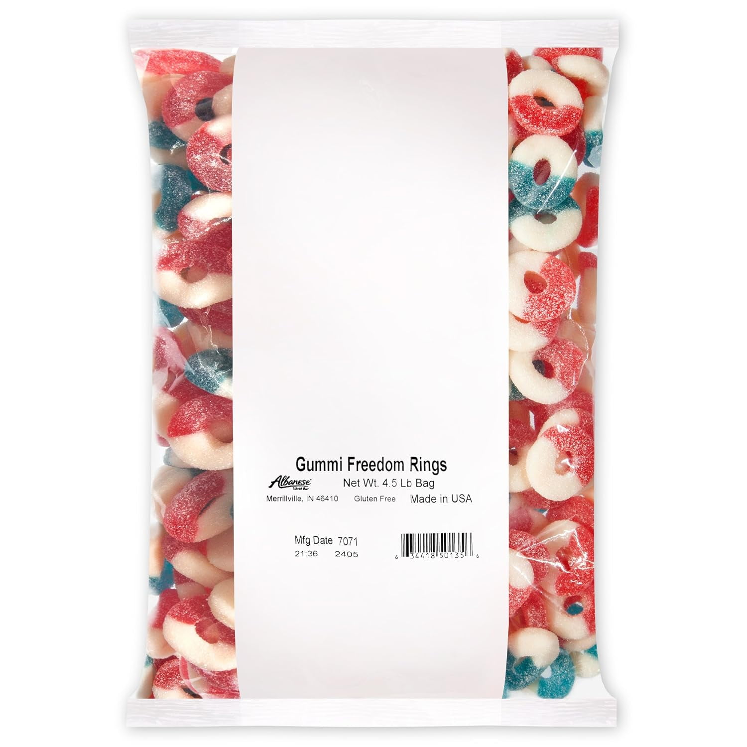 Gummi Freedom Rings, 4.5 Pound Bag - Walmart.com