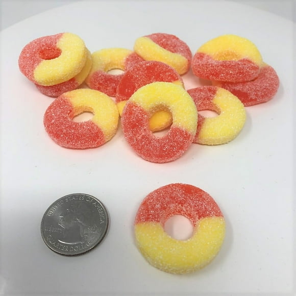 Peach Candy Rings