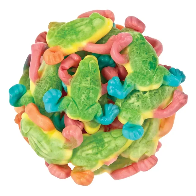 Gummies Soft Gummy Candies Rainforest Frogs Shape Premium FREE SHIP 8oz ...