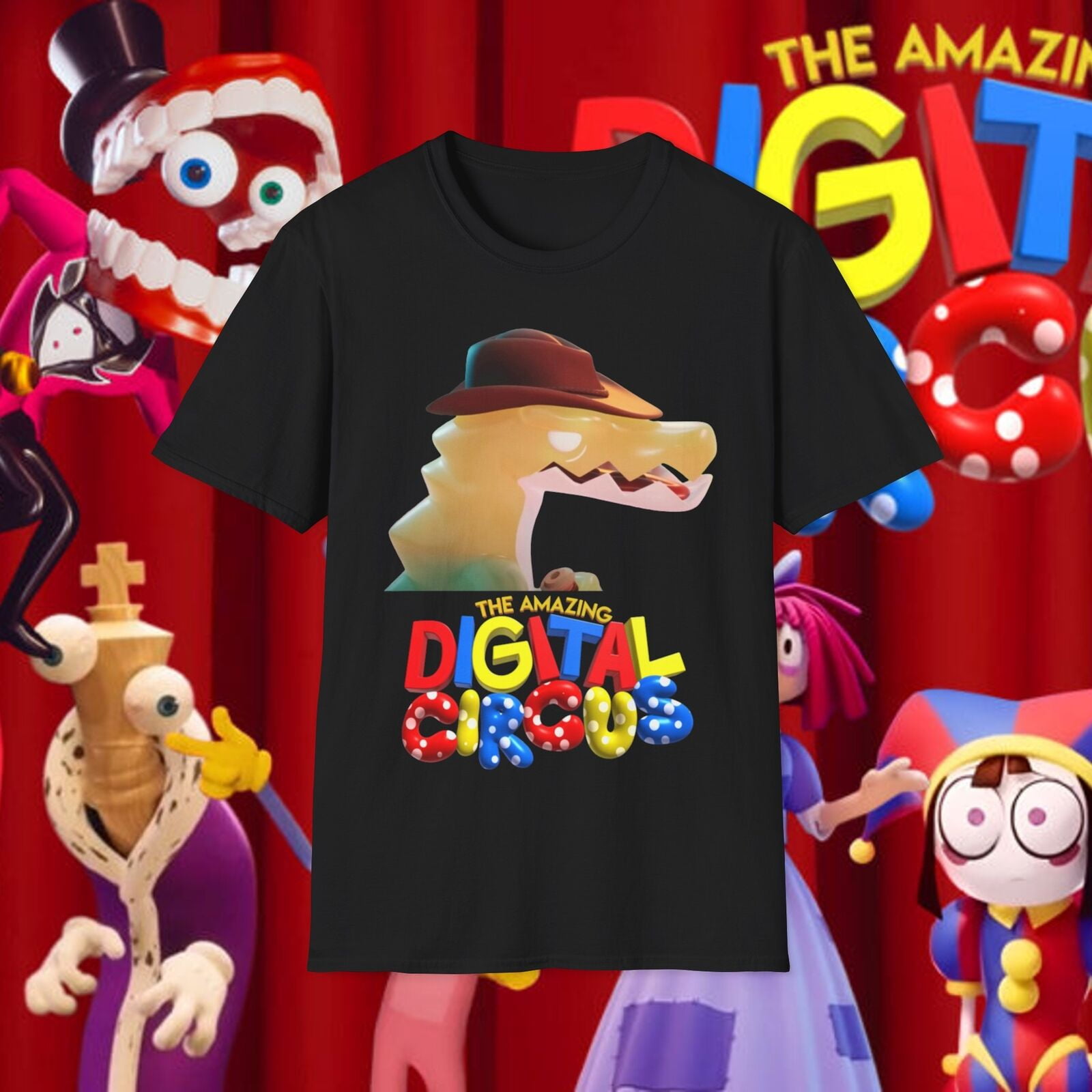 Gummigoo The Amazing Digital Circus Pomni Tadc Unisex Softstyle T-Shirt ...