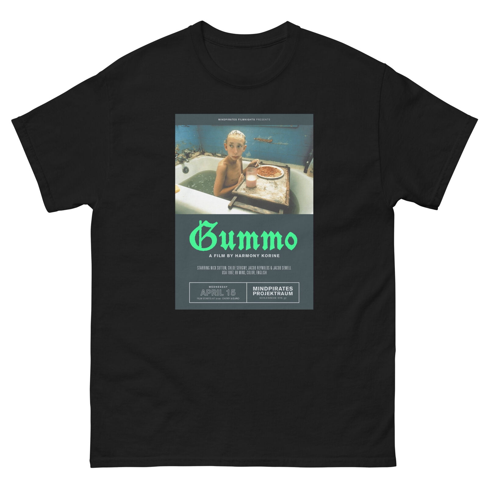 Gummo - European Movie Poster - Harmony Korine - Classic Tee - Walmart.com