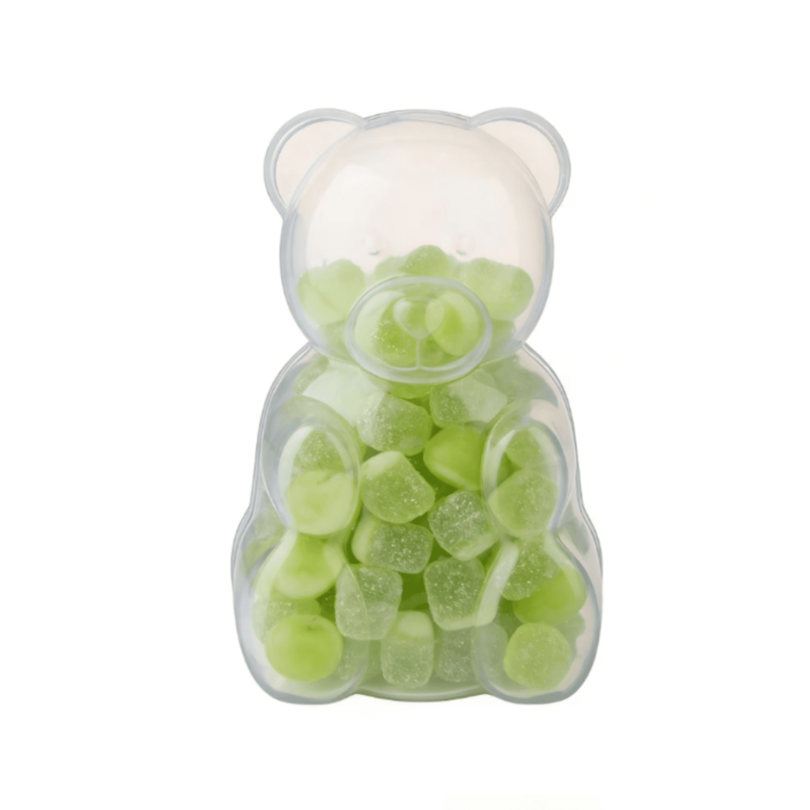 Gummy Bear Container 16inch - Clear Plastic Cute Bear Shaped Storage ...